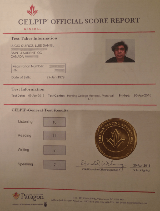 Buy Celpip certificate online without exam - Celpip for sale Canada